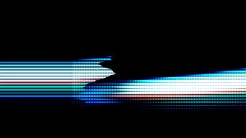 colorful tv picture interference - retro... | Stock Video | Pond5