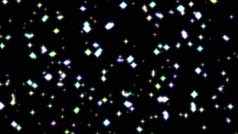 Colorful twinkle star blinking animation... | Stock Video | Pond5