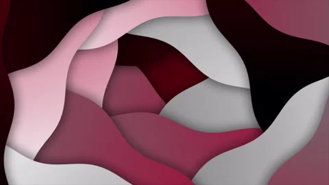 Colorful wavy pattern 3d depth shape lay... | Stock Video | Pond5