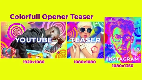 Colorfull Opener Teaser ~ After Effects Template #170329710