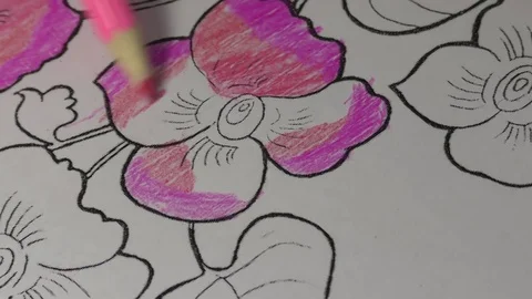 Girls Coloring Sheets Stock Videos – Royalty-Free HD & 4K Videos | Page 3
