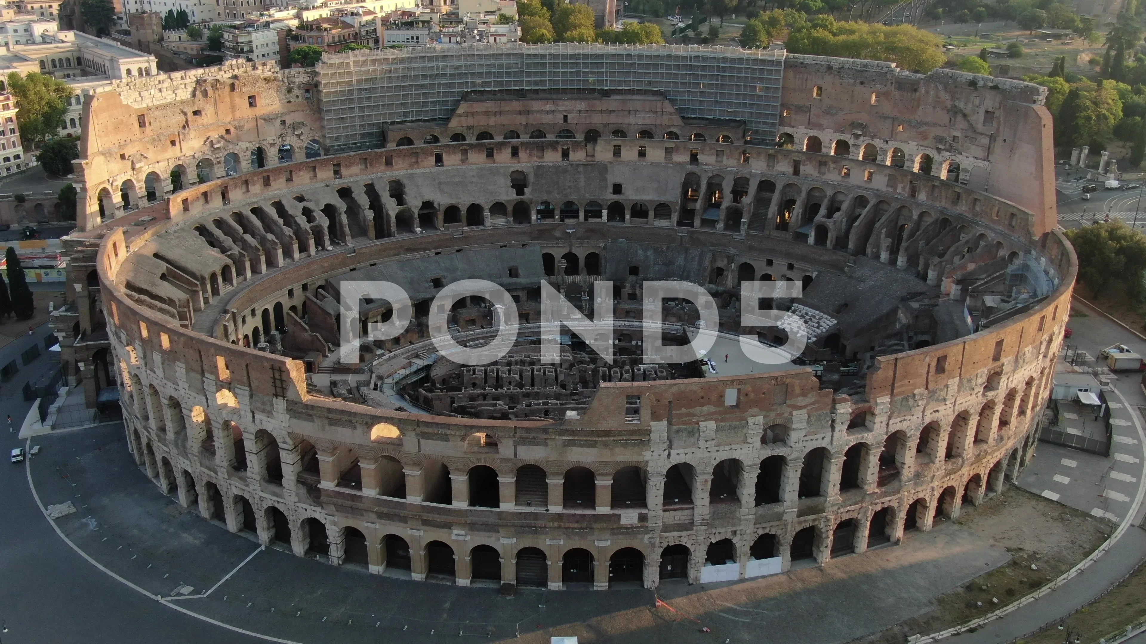 Flavian Amphitheater Aerial View