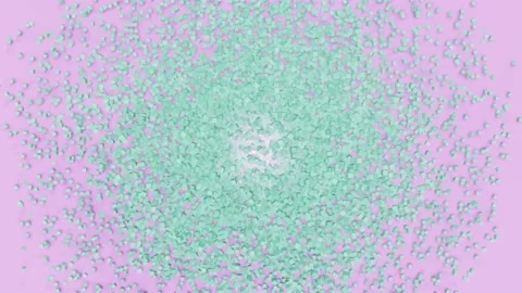 Colourful 3D particle animation. 4K ener... | Stock Video | Pond5