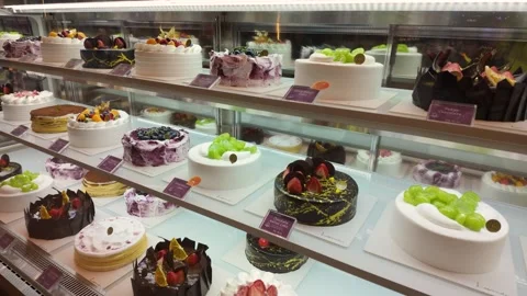 Cake Case Bakery Stock Videos – Royalty-Free HD & 4K Videos