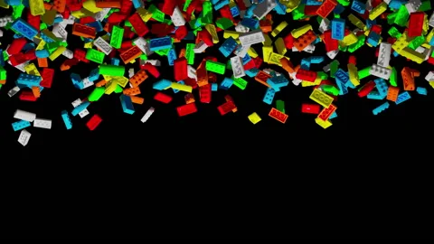 Falling Bricks Stock Footage ~ Royalty Free Stock Videos | Pond5