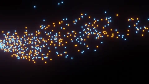 Colourful Particle Animated Background | Stock Video | Pond5