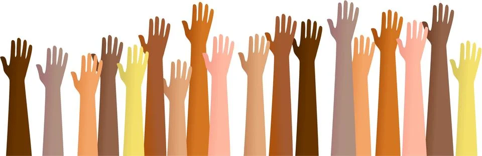 Hands Raised Illustrations ~ Stock Hands Raised Vectors | Page 8