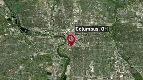 Columbus Ohio Map Stock Videos – Royalty-Free HD & 4K Videos | Pond5