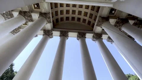 columns and pillars at state capital in ... | Stock Video | Pond5