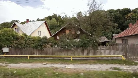 Comarnic Village In Romania Travel Backg... | Stock Video | Pond5