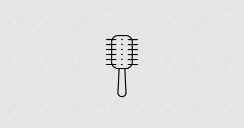 comb animated outline icon | Stock Video | Pond5