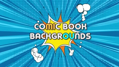 Comic Animated Backgrounds ~ After Effects #266876121