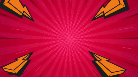 Comic background animation | 4k animated... | Stock Video | Pond5