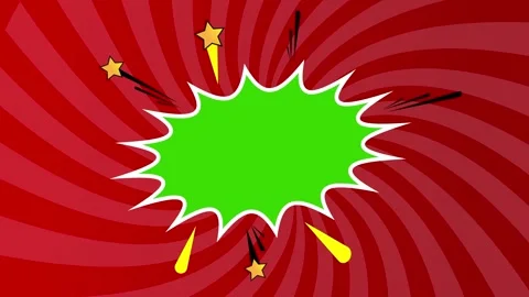 Comic Background Animation Pop Art Style | Stock Video | Pond5