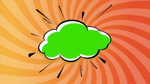 Comic Background Animation Pop Art Style | Stock Video | Pond5