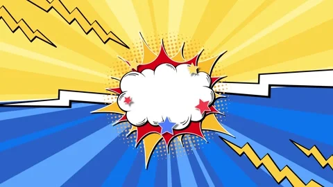 Comic Background for Dynamic Comparison ... | Stock Video | Pond5