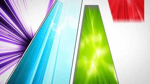 Comic Book Action Layout Background With... | Stock Video | Pond5