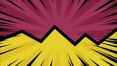 Comic Book Action Layout Background With... | Stock Video | Pond5