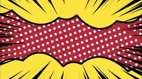 Comic Book Action Layout Background With... | Stock Video | Pond5