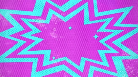 Comic book background with blue color ab... | Stock Video | Pond5