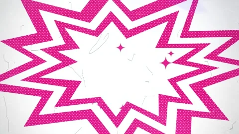 Comic book background with pink color ab... | Stock Video | Pond5