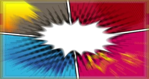 Comic Background Stock Footage ~ Royalty Free Stock Videos | Pond5