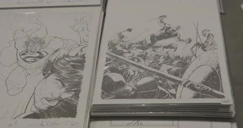 Drawing Comic Stock Footage ~ Royalty Free Stock Videos | Pond5