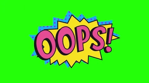 comic effect animated on green screen | Stock Video | Pond5