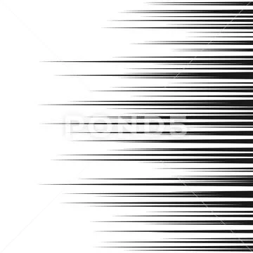 Comic horizontal speed lines background. Manga speed frame. Cartoon ...
