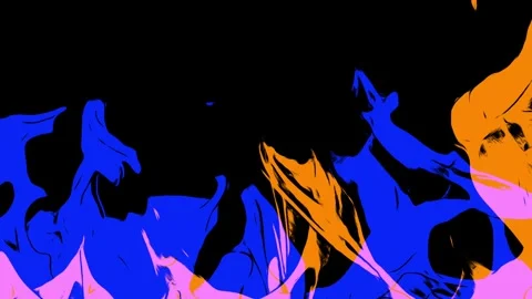 Comic Ink Fire Flames Vj Loops Backgroun... | Stock Video | Pond5