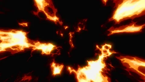 Comic Manga Fire Fx Background Loop | Stock Video | Pond5