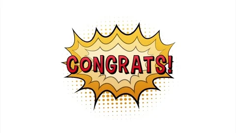 Cartoon Congrats Stock Videos – Royalty-Free HD & 4K Videos