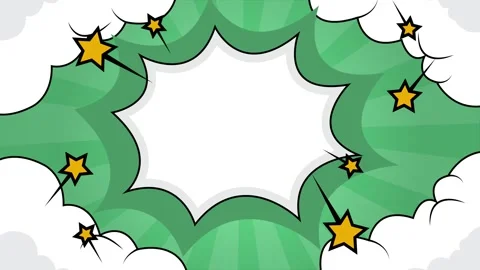 comic style pop art backdrop with stars ... | Stock Video | Pond5