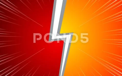 Comic versus cartoon fight template background. vector illustration EPS ...