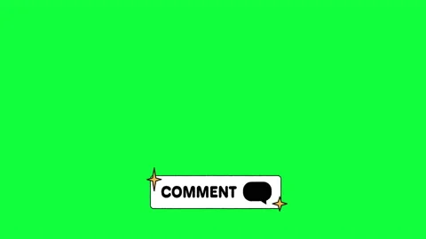 Comment Button Animation, Lower Thirds o... | Stock Video | Pond5