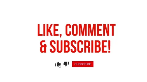 Like Comment Subscribe Share Animated Te... | Stock Video | Pond5