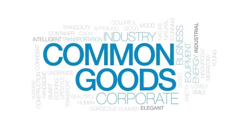 Common goods animated word cloud, text d... | Stock Video | Pond5