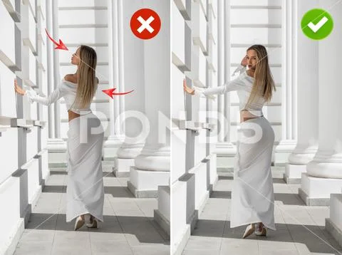 Photograph: Common mistakes in female posing and how to avoid them. Photo poses #296812552