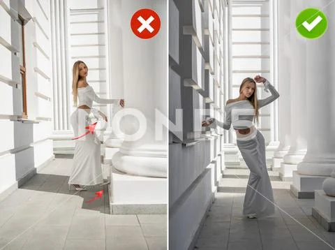 Photograph: Common mistakes in female posing and how to avoid them. Photo poses #296812777