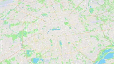Common simple Beijing map background loo... | Stock Video | Pond5