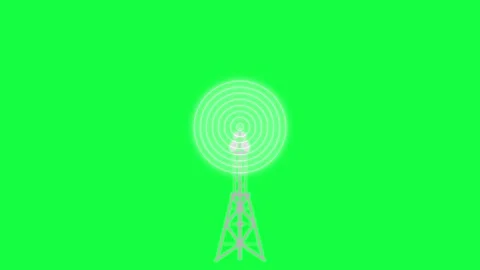 Radio Tower Animation Stock Video Footage | Royalty Free Radio Tower ...