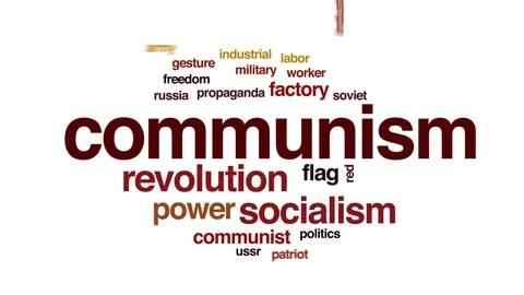 Communism animated word cloud, text desi... | Stock Video | Pond5