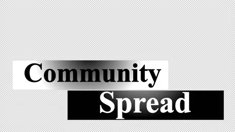 Community Spread animated lower third in... | Stock Video | Pond5