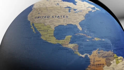 COMP-Globe-Atlas-Mexico map country worl... | Stock Video | Pond5