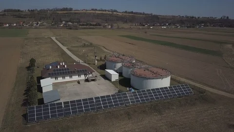 Compact drinking water intake station. | Stock Video | Pond5