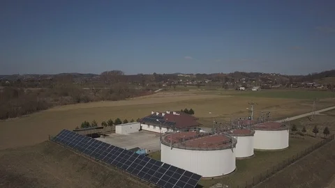 Compact drinking water intake station. | Stock Video | Pond5