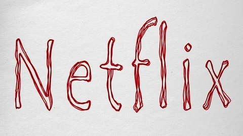 company Netflix. Animation in classic ha... | Stock Video | Pond5