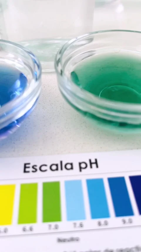 Comparative pH Test of Filtered Water an... | Stock Video | Pond5