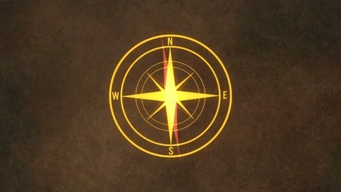 Compass background animation | Stock Video | Pond5