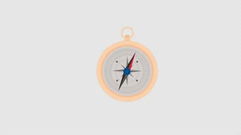 Compass icon concept loop animation vide... | Stock Video | Pond5
